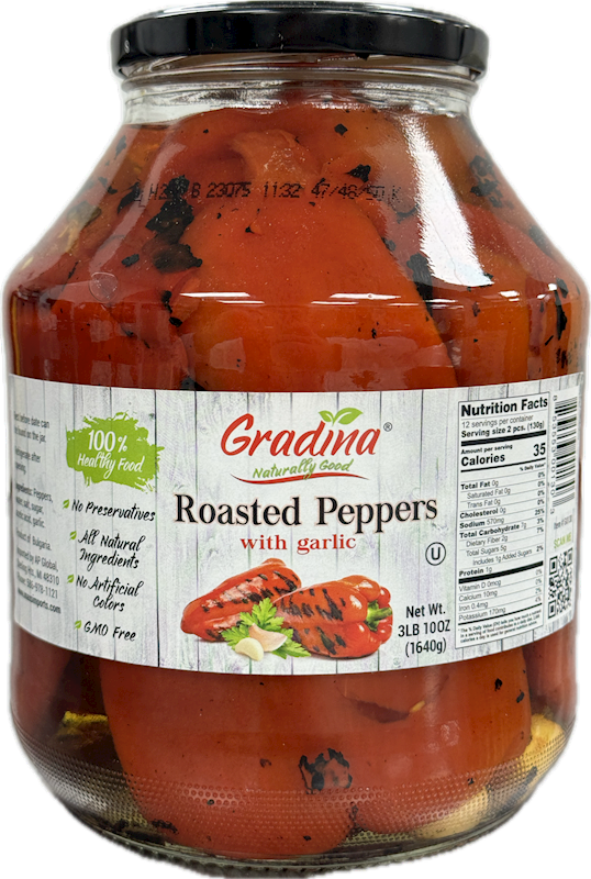 GRADINA ROASTED W/GARL. 6/58OZ – Max's Imports