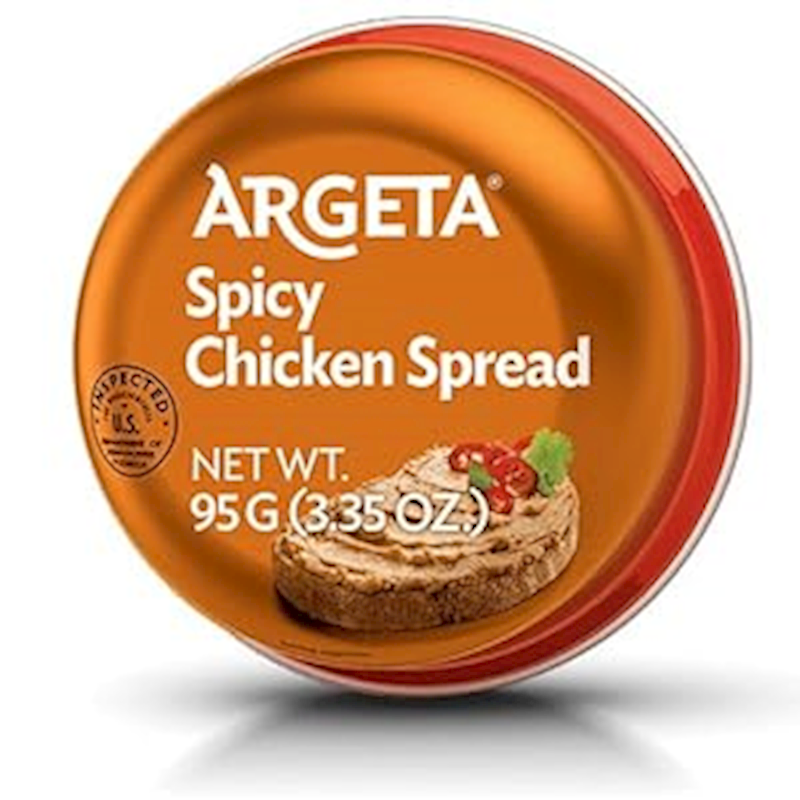 ARGETA CHICKEN PATE HOT 48/95G – Max's Imports